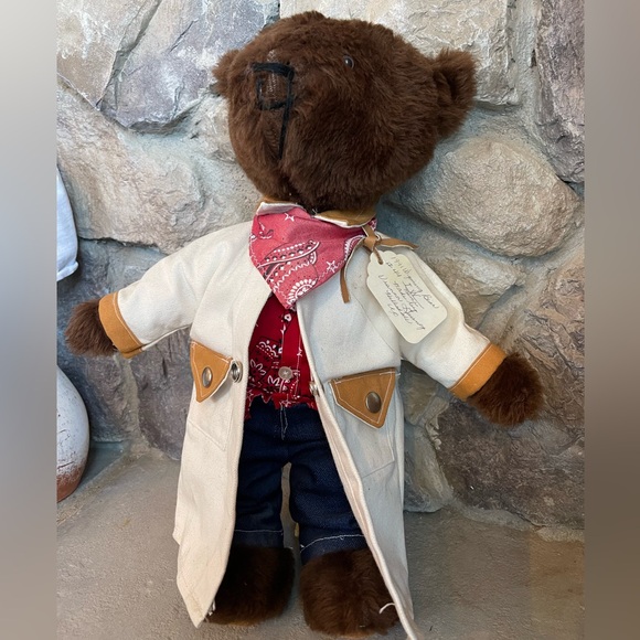 Handmade | Toys | Vintage Handmade Teddy Bear Wyoming Rancher Western ...